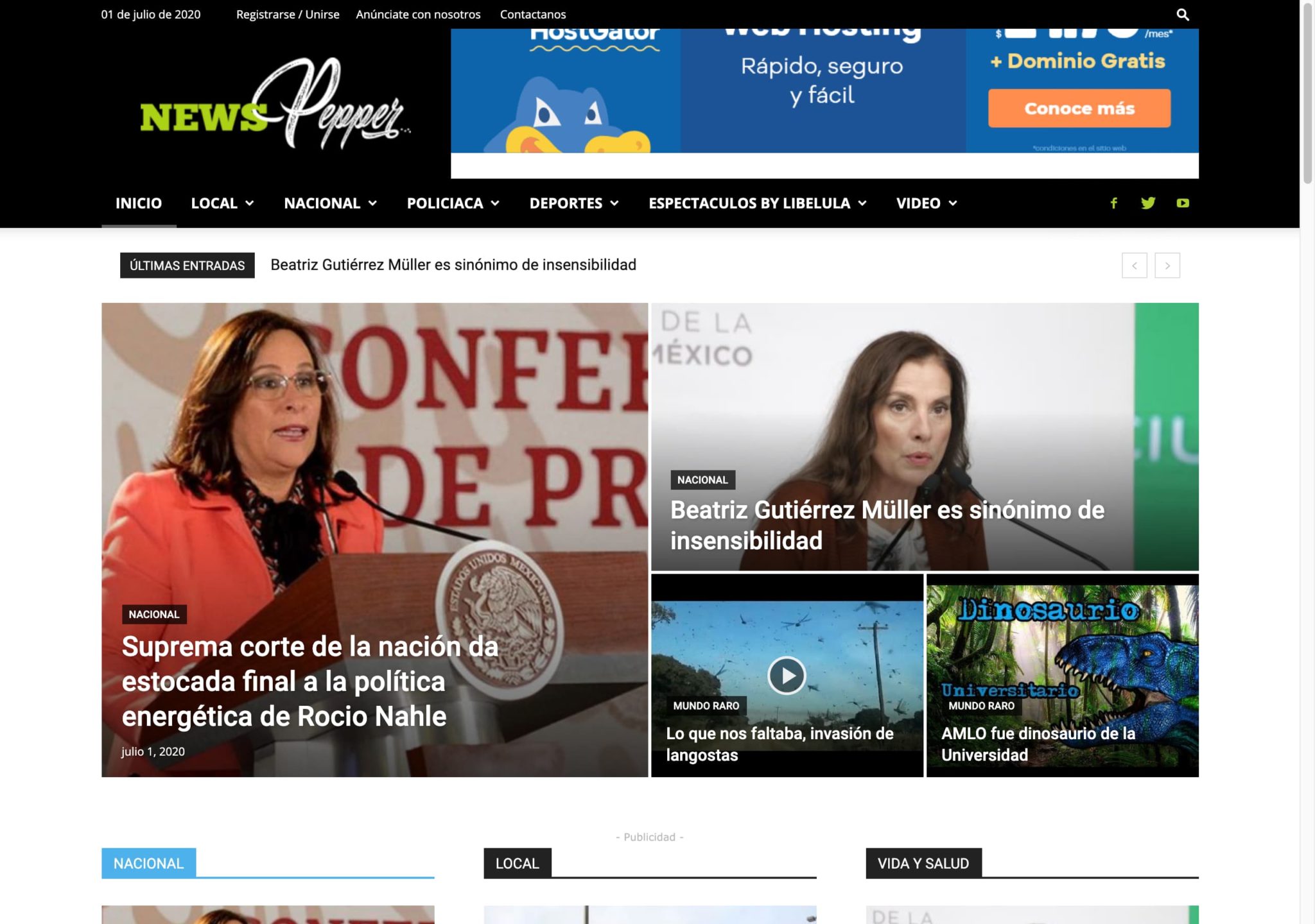 Portales de Noticias | Diseño de páginas web en México | Agencia de ...